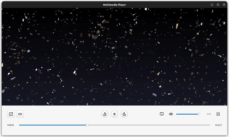 QML Media Player Example | Qt Multimedia | Qt Documentation (Pro)